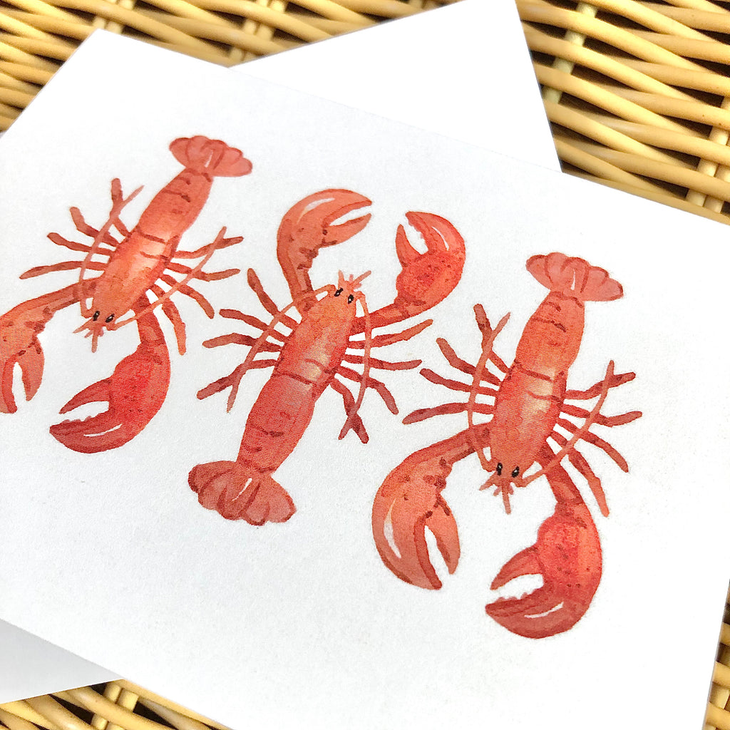 Red Lobsters Boxed Card Set – ACK 4170®